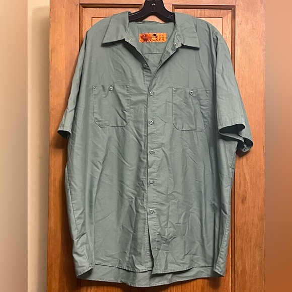 Red Kap | Shirts | Red Kap Nwot Mens Industrial Work Shirt Size 2xl ...